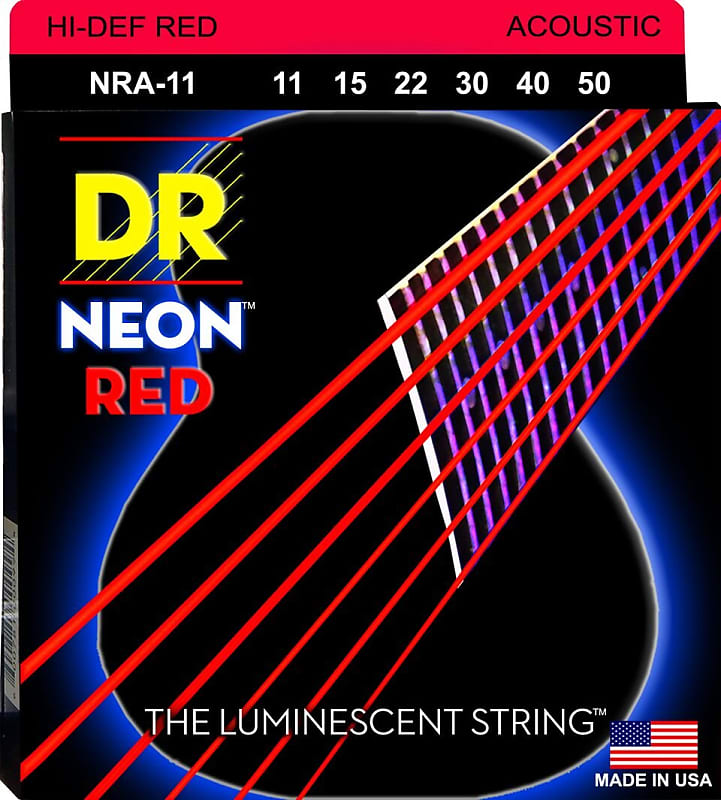 DR Neon Acoustic Strings | Reverb