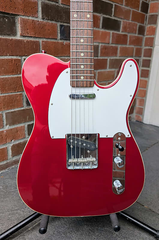 ESP Edwards Telecaster, Candy Apple Red, Double Bound | Reverb