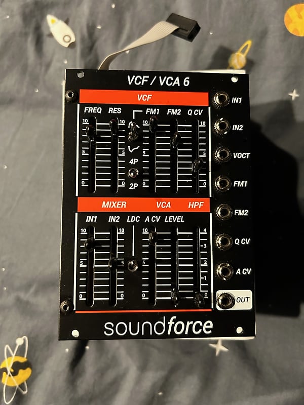 Soundforce VCF/VCA 6 Juno-Style Filter + VCA (Black) | Reverb