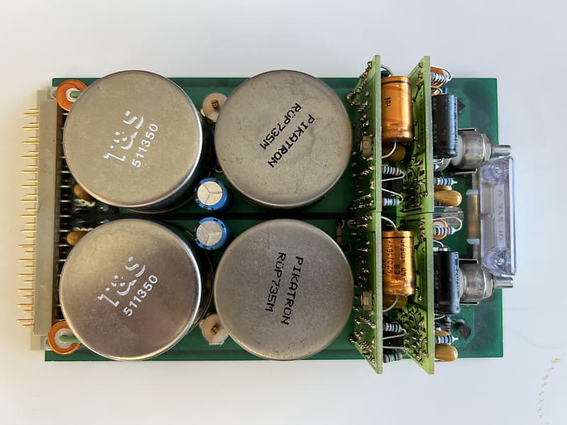 2x TAB V372-1D 2 channel line preamp card with 4 Picatron | Reverb