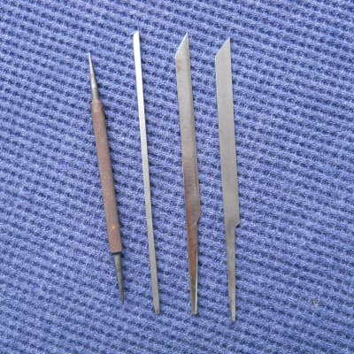 EC Muller Engraving Tool Set (for Inlay) of Wood Handles + | Reverb