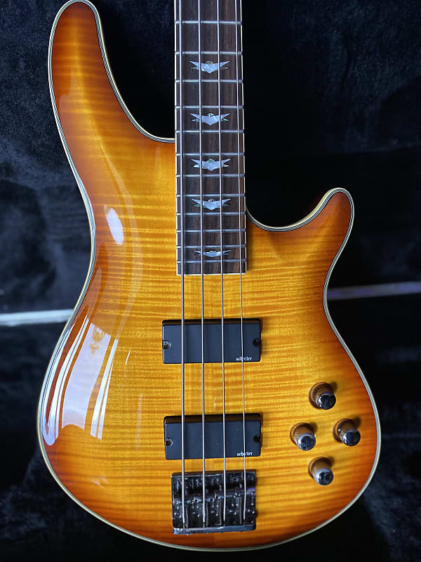 Schecter Omen Extreme-4 Active 4-String Bass Vintage Sunburst | Reverb