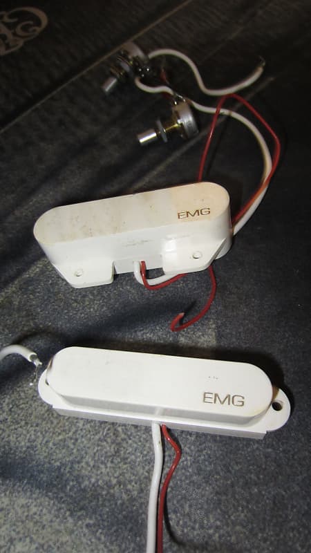EMG Single Coil Pickups 1980s - White | Reverb