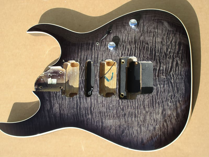 Ibanez RG4 Flametop Guitar Body W Knobs Pots Switch Jack Nice | Reverb