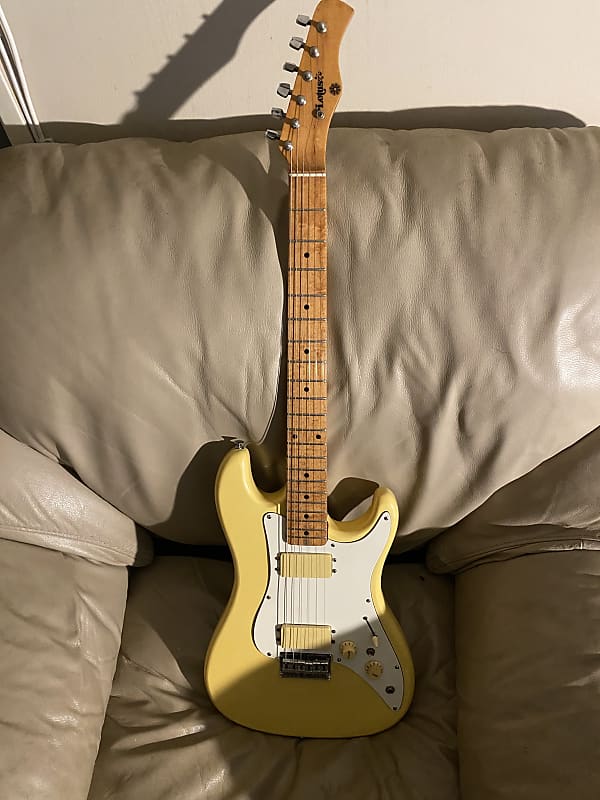 Vintage Yellow Lotus Stratocaster | Reverb
