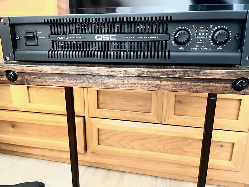QSC PL340 Powerlight 3 Series Lightweight Rack-Mounted Power | Reverb