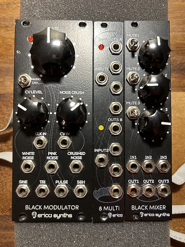 Erica Synths Bundle of 3 Black Series Modules 2020 - black | Reverb