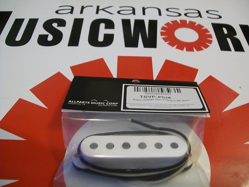 Razor Vintage Style Hot Staggered Pickup for Strat - White | Reverb