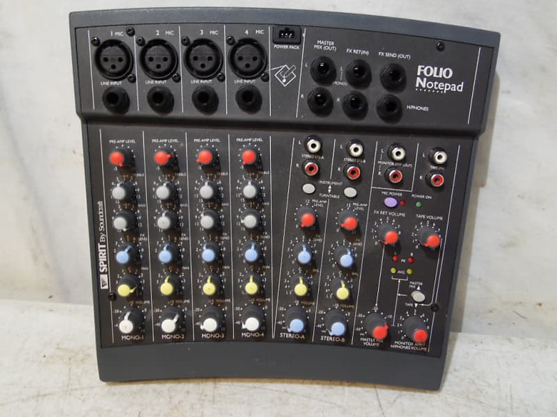 Vintage Spirit By Soundcraft RW5353 Folio Notepad Four | Reverb