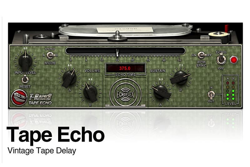 IK Multimedia T-RackS Tape Echo (Download) | Reverb