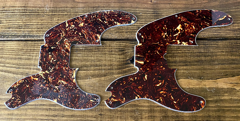 Fender 52-54 Precision Bass (P-Bass) Pickguard 2020s Tortoise | Reverb