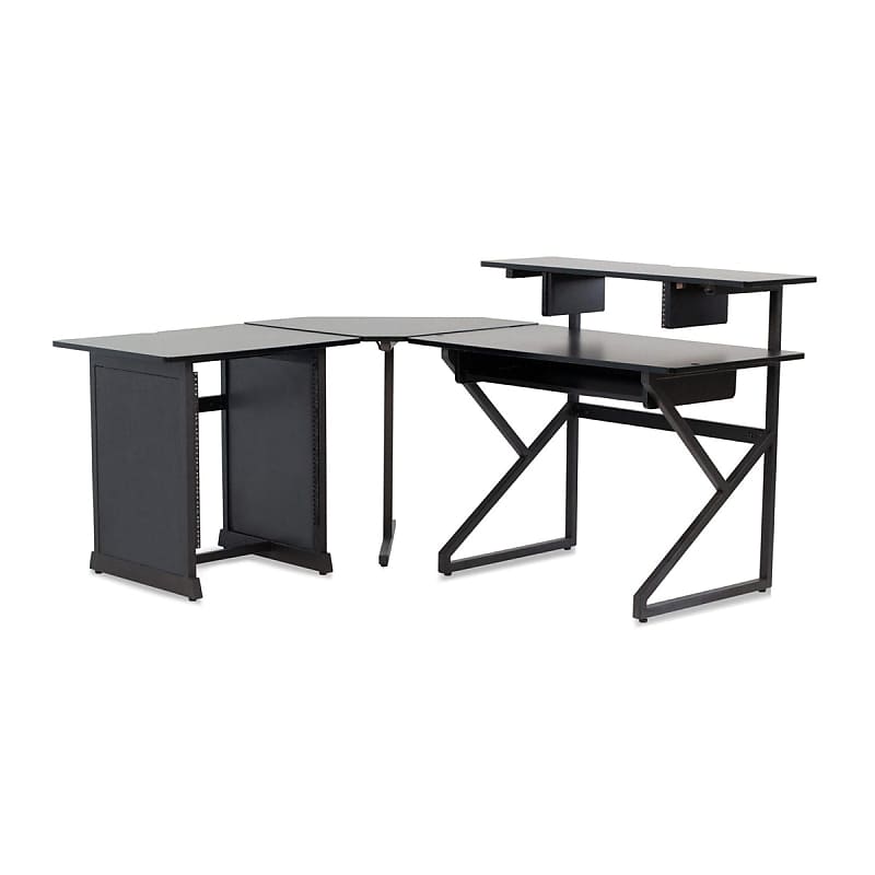 Gator Content Creator Desk Set with Corner Section and Rack | Reverb