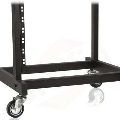 Rack Mount Cart Stand Rolling Studio Mixer Gear Pro Audio IT | Reverb