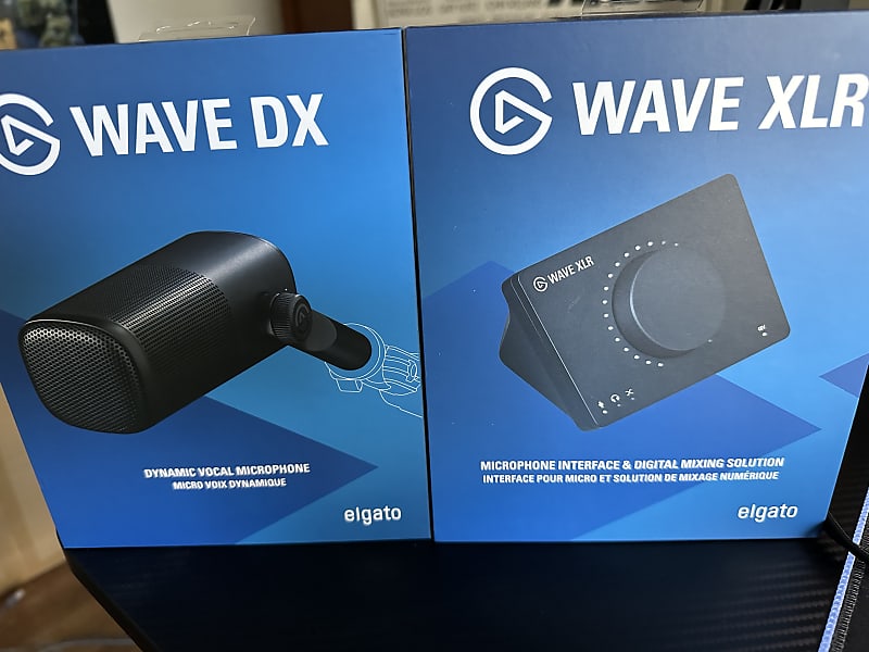 Elgato Wave XLR Elgato DX mic and Elgato 10’XLR Cable elgato | Reverb