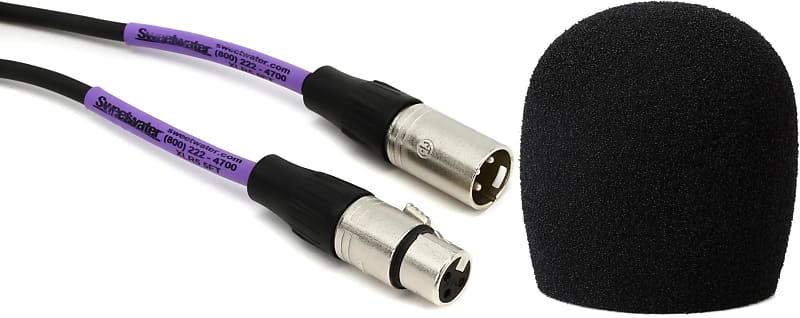 Shure A58WS Microphone Windscreen - Black + Pro Co EXMSS-5 | Reverb