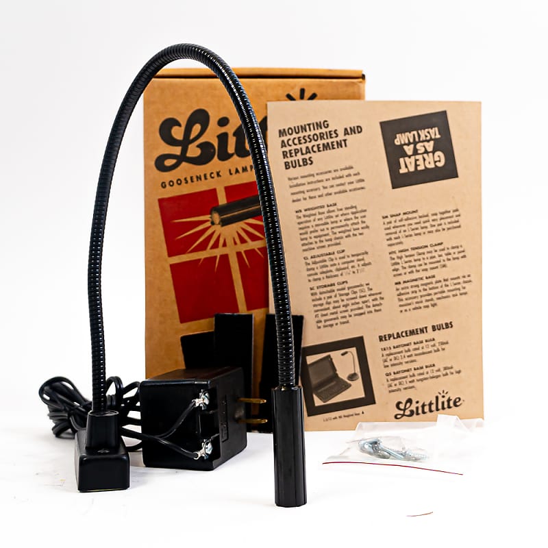 LittLite L-2/18 18" Gooseneck Low-intensity Lampset with | Reverb