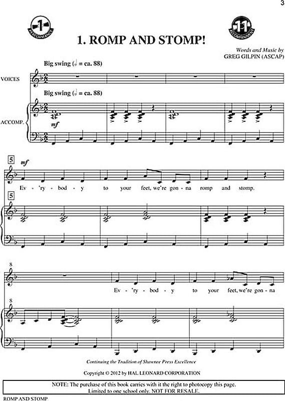 Romp and Stomp! - (10 Songs to Raise a Ruckus with Musical | Reverb