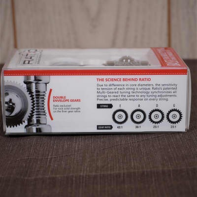 Graph Tech Bass 4-In-Line Ratio Bass Guitar Machine Heads | Reverb