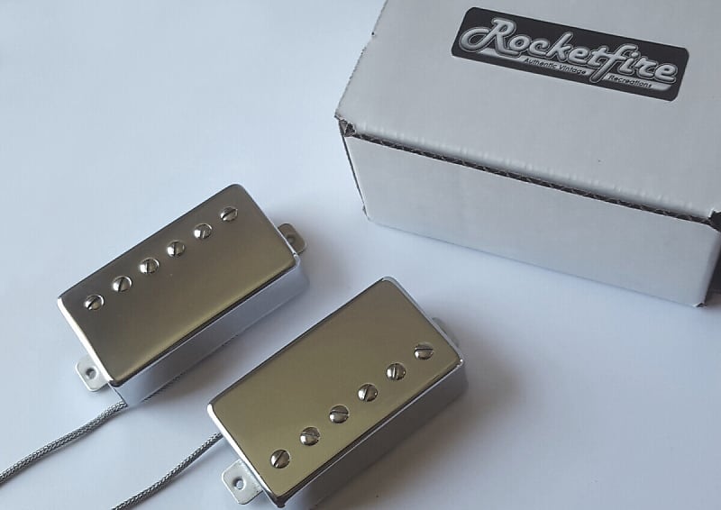 Rocketfire Guitars 59 PAF Humbucker Pickups Set | Reverb