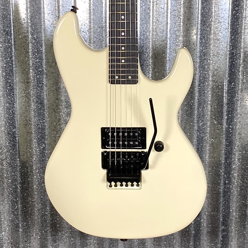 G&L USA Rampage 24 Floyd Rose Ebony Ivory Guitar & Bag #5092 | Reverb