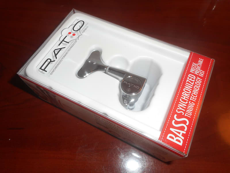 Graph Tech Ratio 3x2 5-String Bass Tuners, Y-Key - CHROME, | Reverb