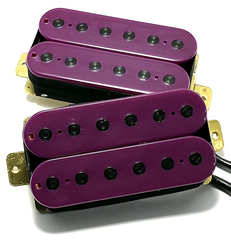 Dragonfire Shadow Bucker Pickup Set, Hot Passive Dark Pole | Reverb