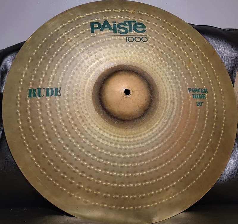 Paiste 20" 1000 Power Ride Cymbal 1986 - 1992 - Traditional | Reverb