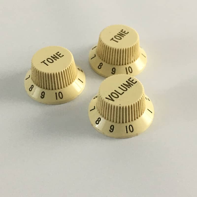 Vintage Genuine Fender Japan Strat MIJ Stratocaster Knobs | Reverb