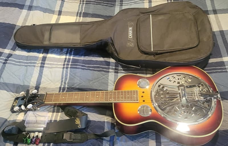 Morgan Monroe Square Neck Dobro 2000s - Sunburst Orphan | Reverb