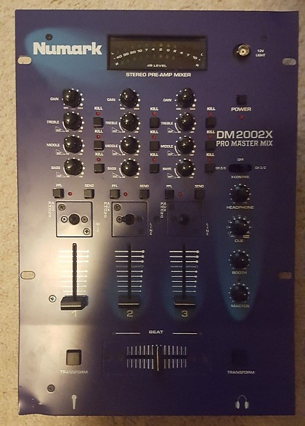 Numark DM2002X Preamp Pro Master Mix DJ 3 Channel Scratch | Reverb