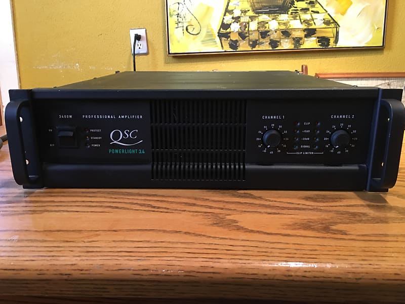 QSC Powerlight 3.4 Professional Power Amplifier, Power Amp | Reverb