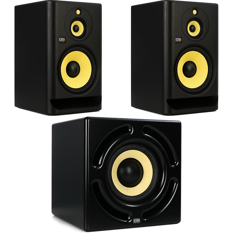 KRK ROKIT 10-3 G4 10 inch 3-way Powered Studio Monitor Pair | Reverb