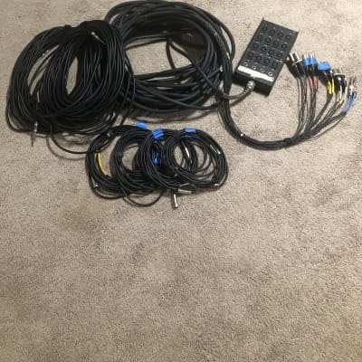 RapCo PA snake bundle with speaker and mic cables 16 channel | Reverb