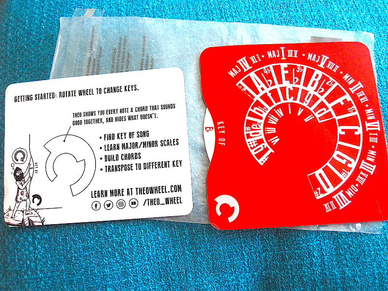 Theo Wheel Music Theory Learning Tool | Reverb UK