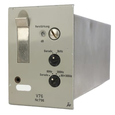 Telefunken V76 microphone preamplifier rack c 1960 - Vintage | Reverb