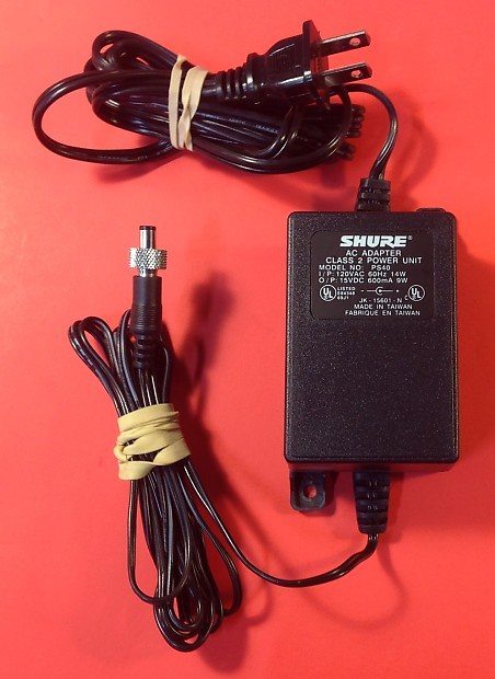 SHURE- PS40, power supply for UC4, SC4, LX3, LX4, P4M and P4T | Reverb