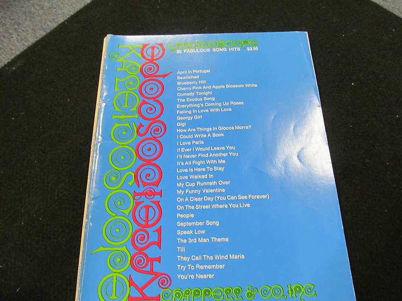 Chappell Kaleidoscope 30 Fabulous Song Hits Vintage Song Book | Reverb