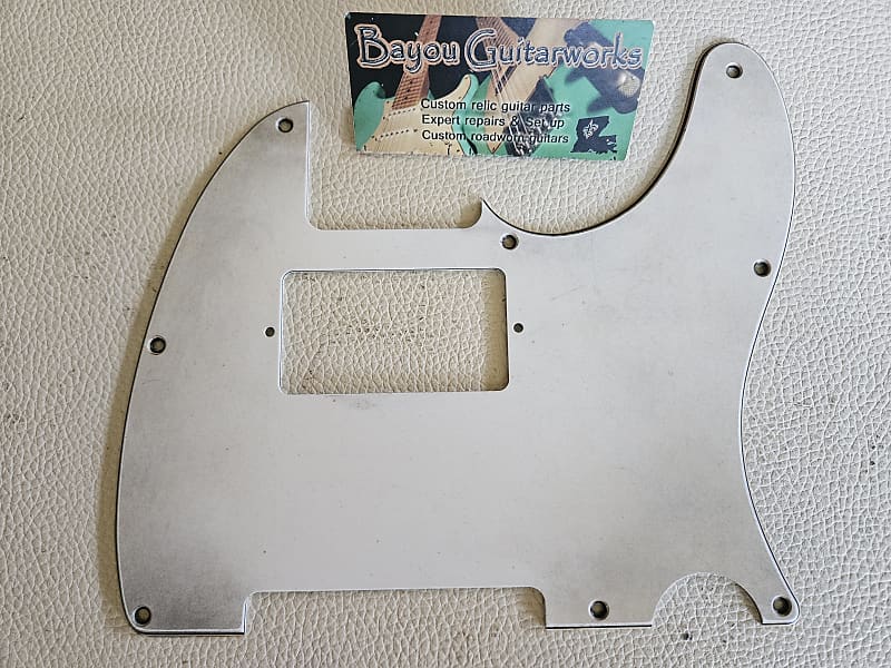 Fender Telecaster Parchment Pickguard 3ply 8hole Humbucker | Reverb