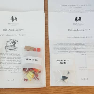 Marantz model 7C restoration kit filter capacitor repair | Reverb