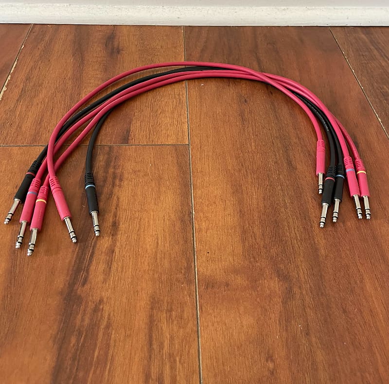 5 - Mogami 18" TT Patch Cables | Reverb