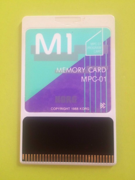 Korg M1 MSC-01 PCM Card / MPC-01 Program Card | Reverb