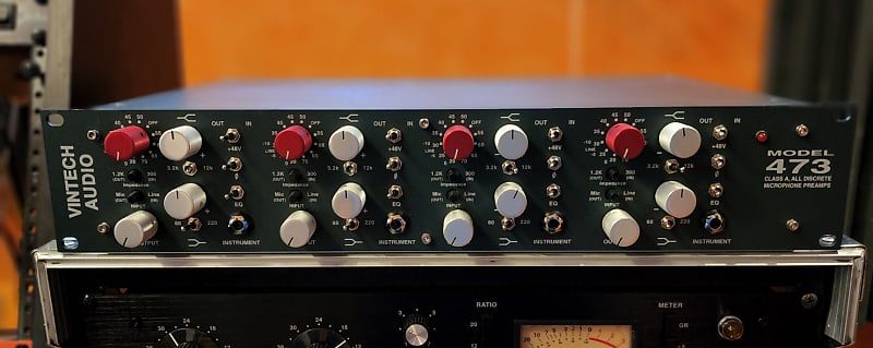 Vintech Audio 473 4-Channel Mic Pre / EQ with Power Supply | Reverb