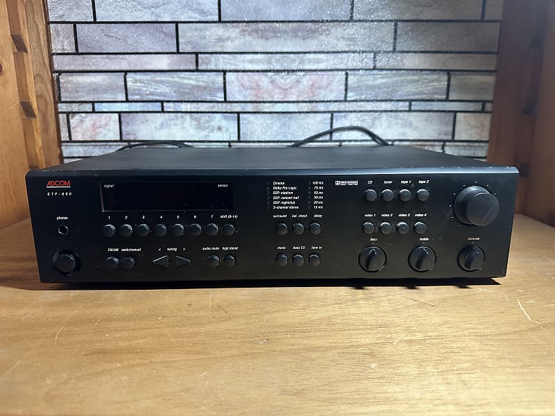 ADCOM GTP-600 Home Theater, AM/FM Tuner, Preamplifier, Same | Reverb