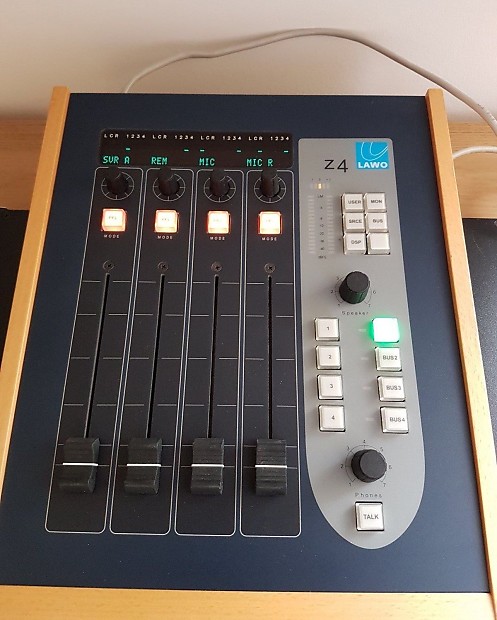 Lawo Z4 Desktop Audio Mixer Console | Reverb