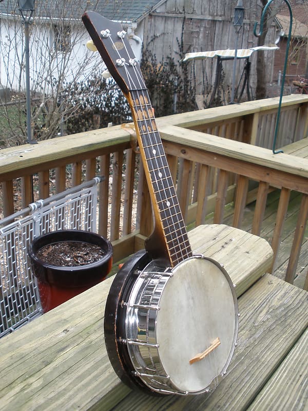 Banjolele Vintage Richter Banjo Ukulele Chicago USA | Reverb