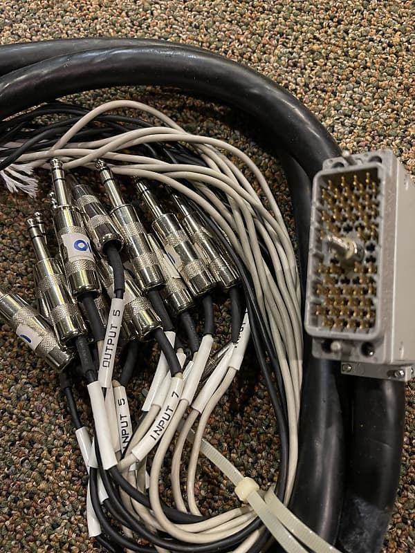 EDAC 9 foot Foot 1/4" TRS snake cables for ADAT 56 Pin | Reverb