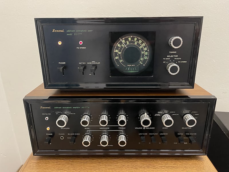 Sansui AU-777A Solid State Stereophonic Amplifier with TU-777 | Reverb