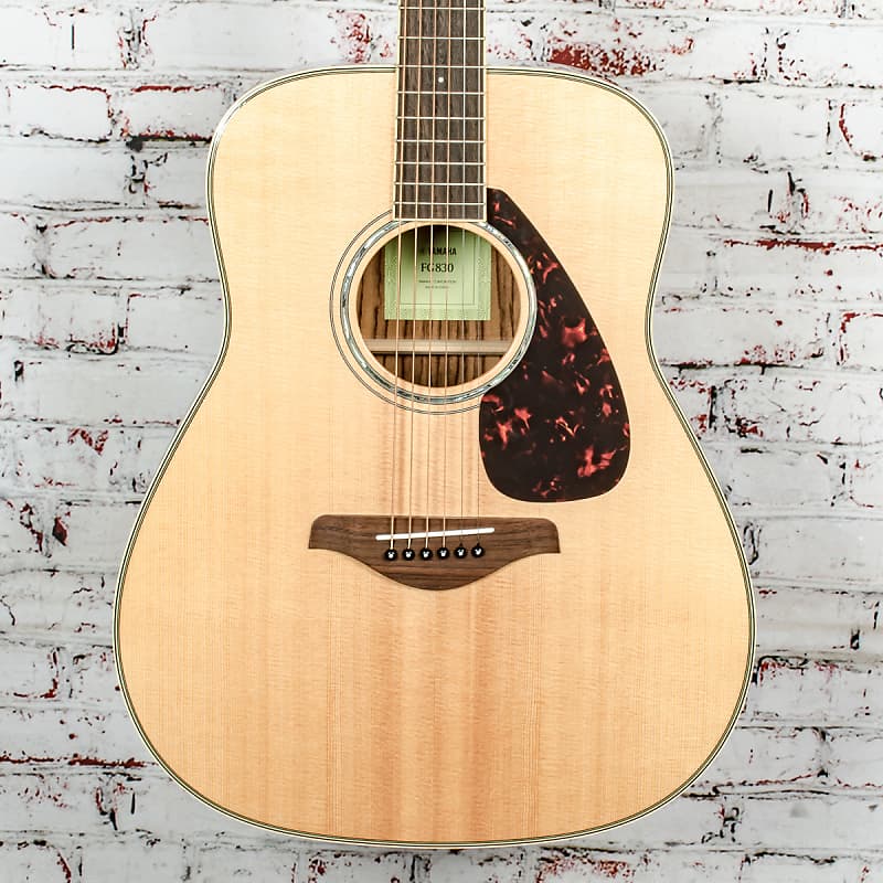 Yamaha - FG-830 - Dreadnought Acoustic Guitar, Natural - | Reverb
