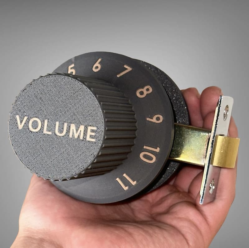 RARE* Volume Door Knob Deluxe set. Ebony & Bamboo | Reverb