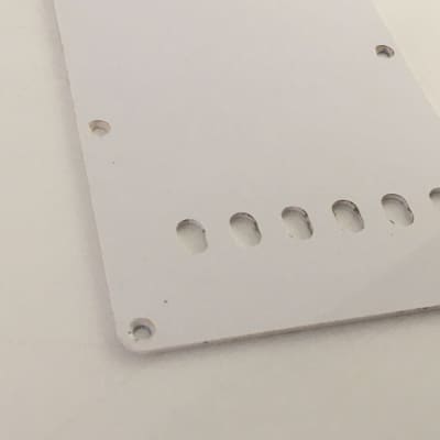 Fender Relic White 1ply Guitar Strat Back Plate Vintage USA | Reverb